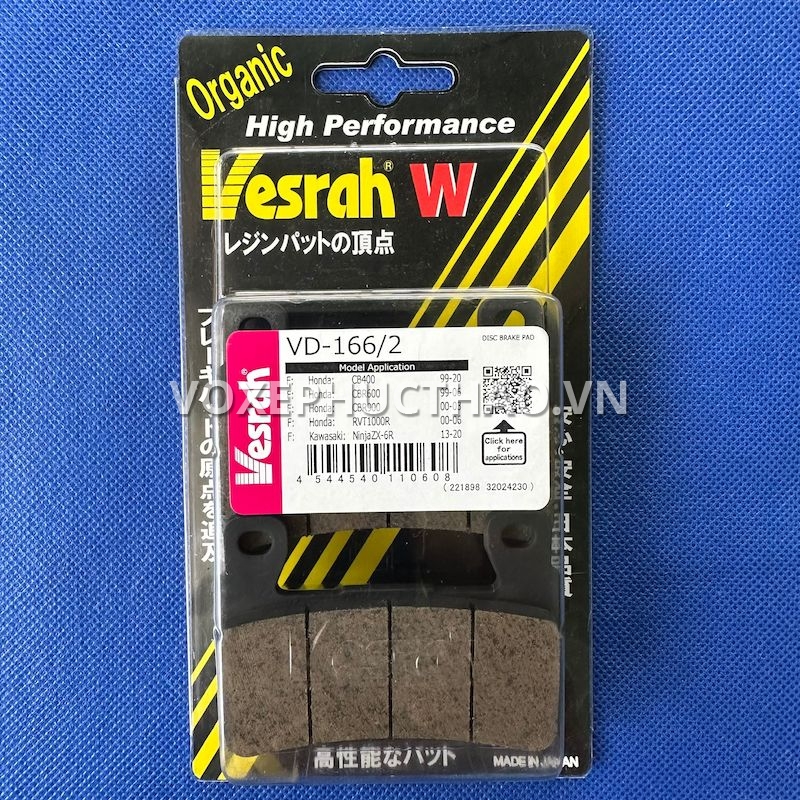 VESRAH BỐ THẮNG ĐĨA TRƯỚC CB400SF VTEC 1 2 / CBR900